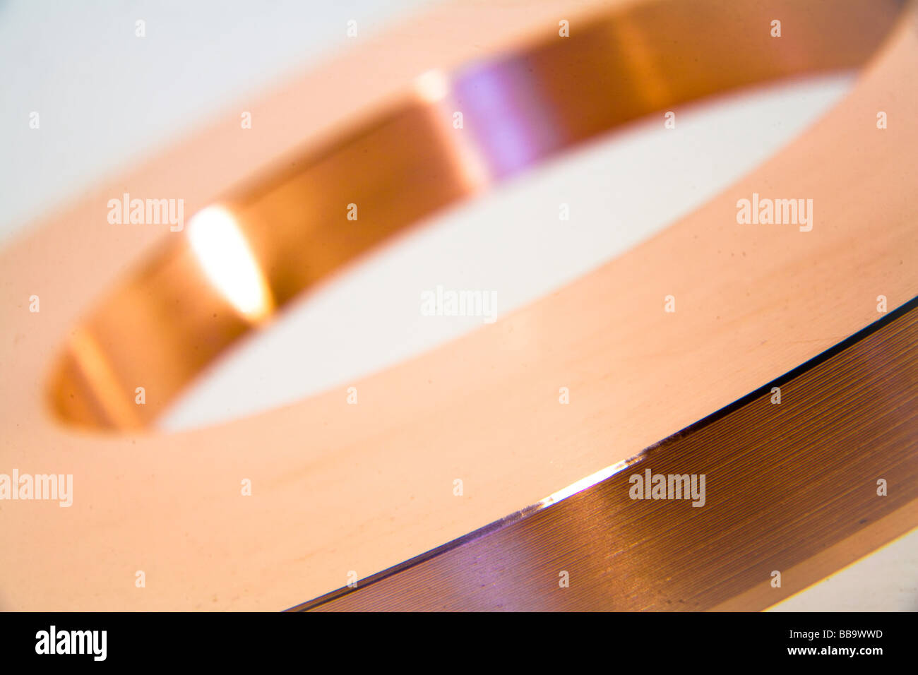 copper metal object closeup shine Stock Photo - Alamy