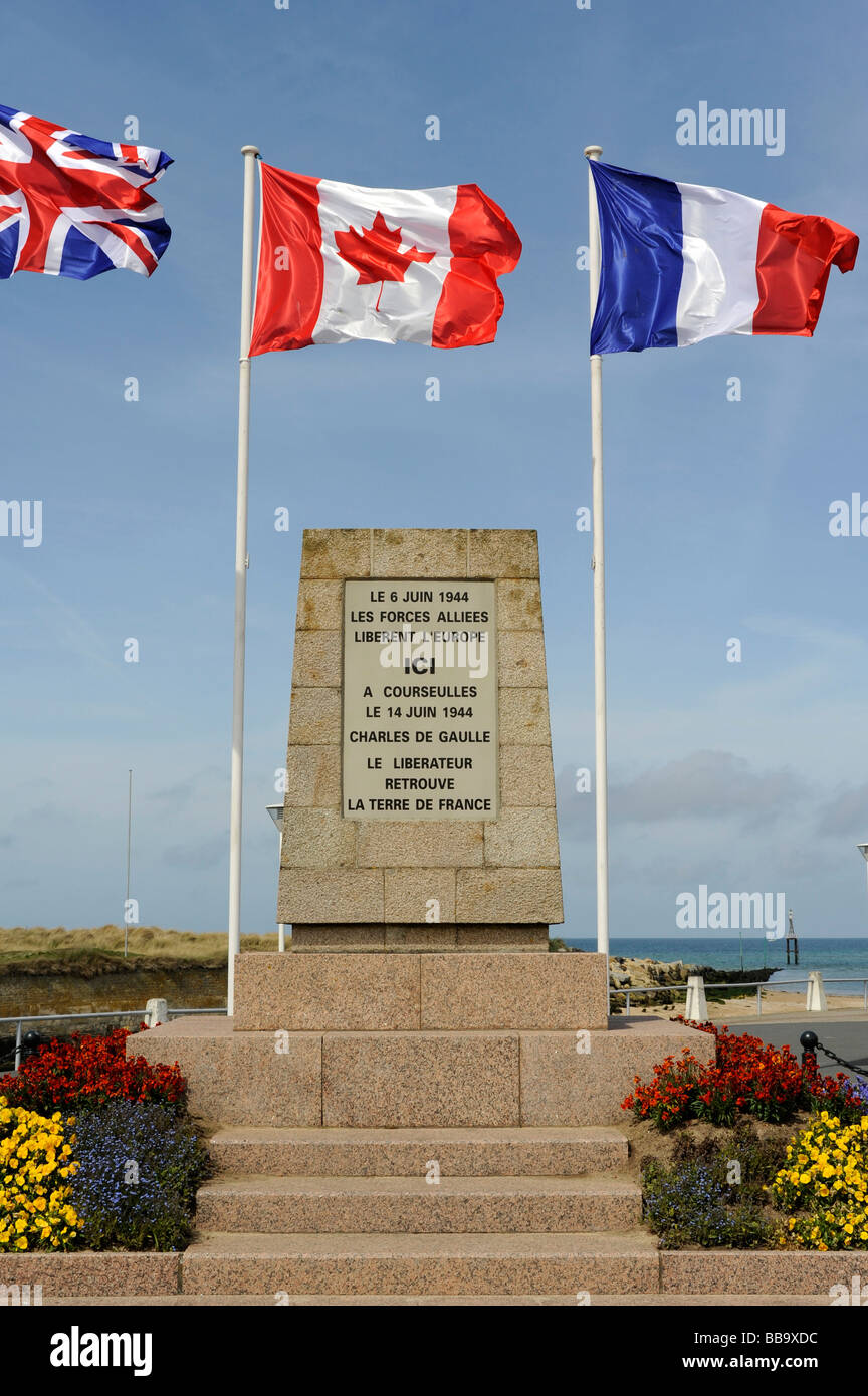 D Day Juno Beach Courseulles sur Mer Landing beach Normandy France WWII ...