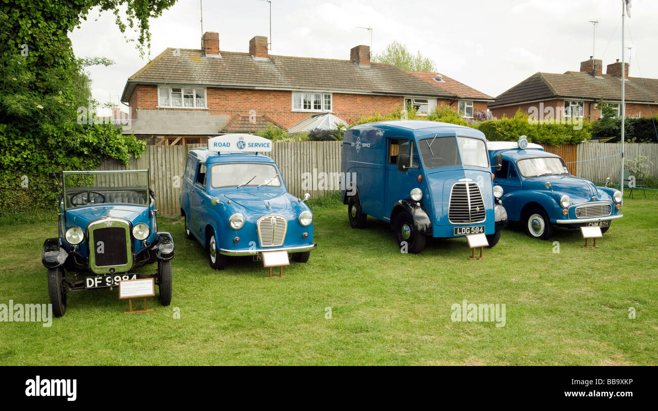 Four old RAC rescue vehicles through the ages; The Wallingford Classic ...