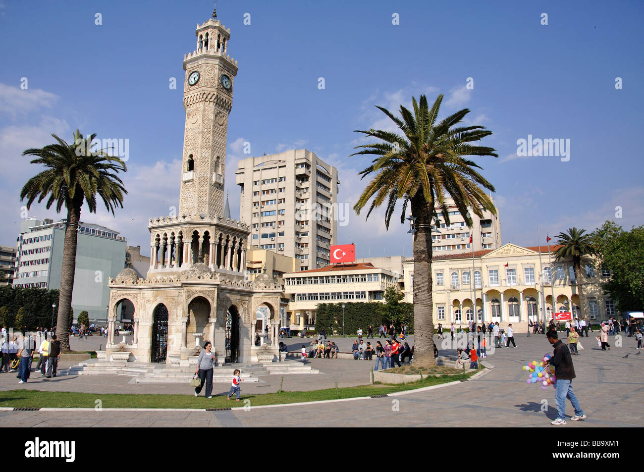 Izmir Clock Tower, Konak Square, Konak District, Izmir, Izmir Province ...