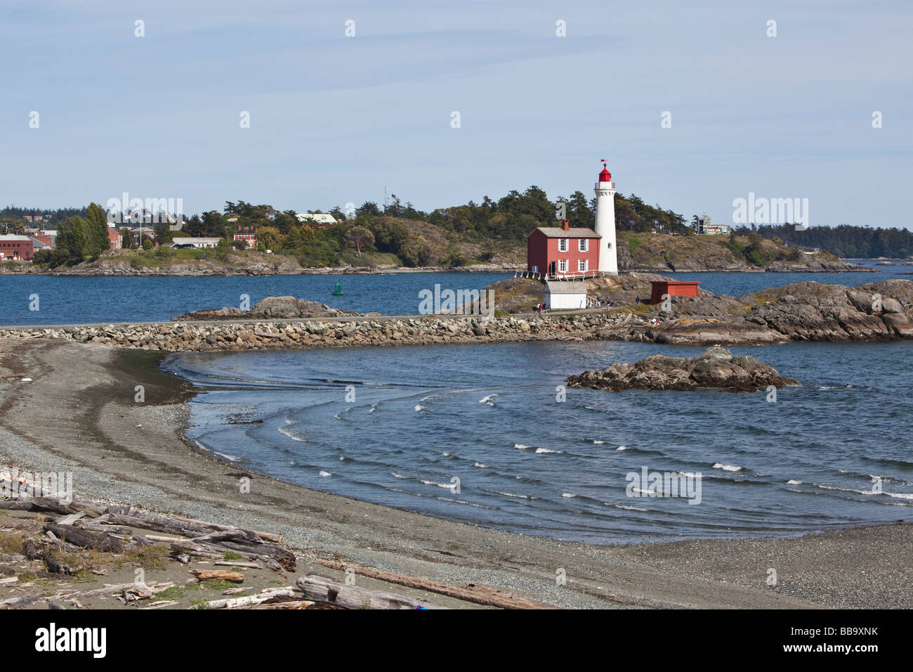 Fisgard lighthouse at fort rodd hill hi-res stock photography and ...