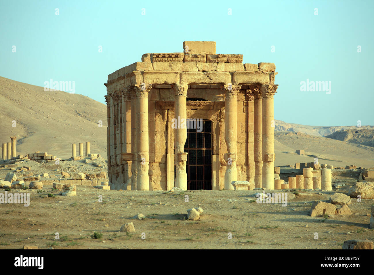Phoenician Temple Roman Temple Of Baal Shamin And Arab Castle Qalaat