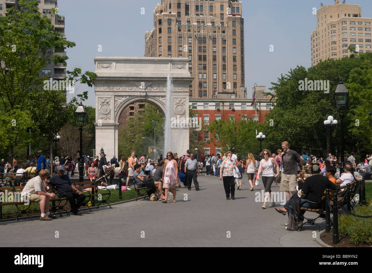 Washington Square Park Stock Photo - Alamy