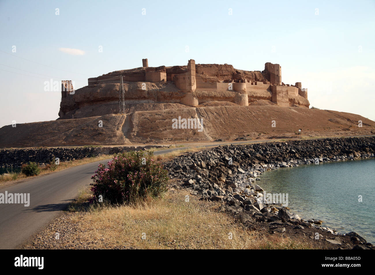 Qala’ at ja’ abar near lake Assad Syria Stock Photo - Alamy