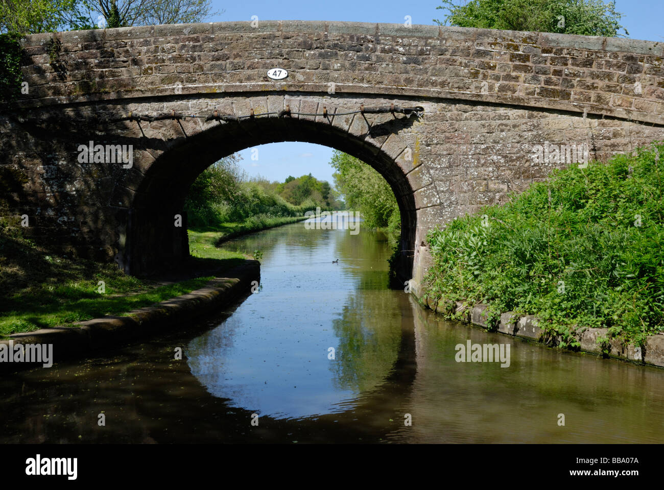Shropshire union canal bridge hi-res stock photography and images - Alamy