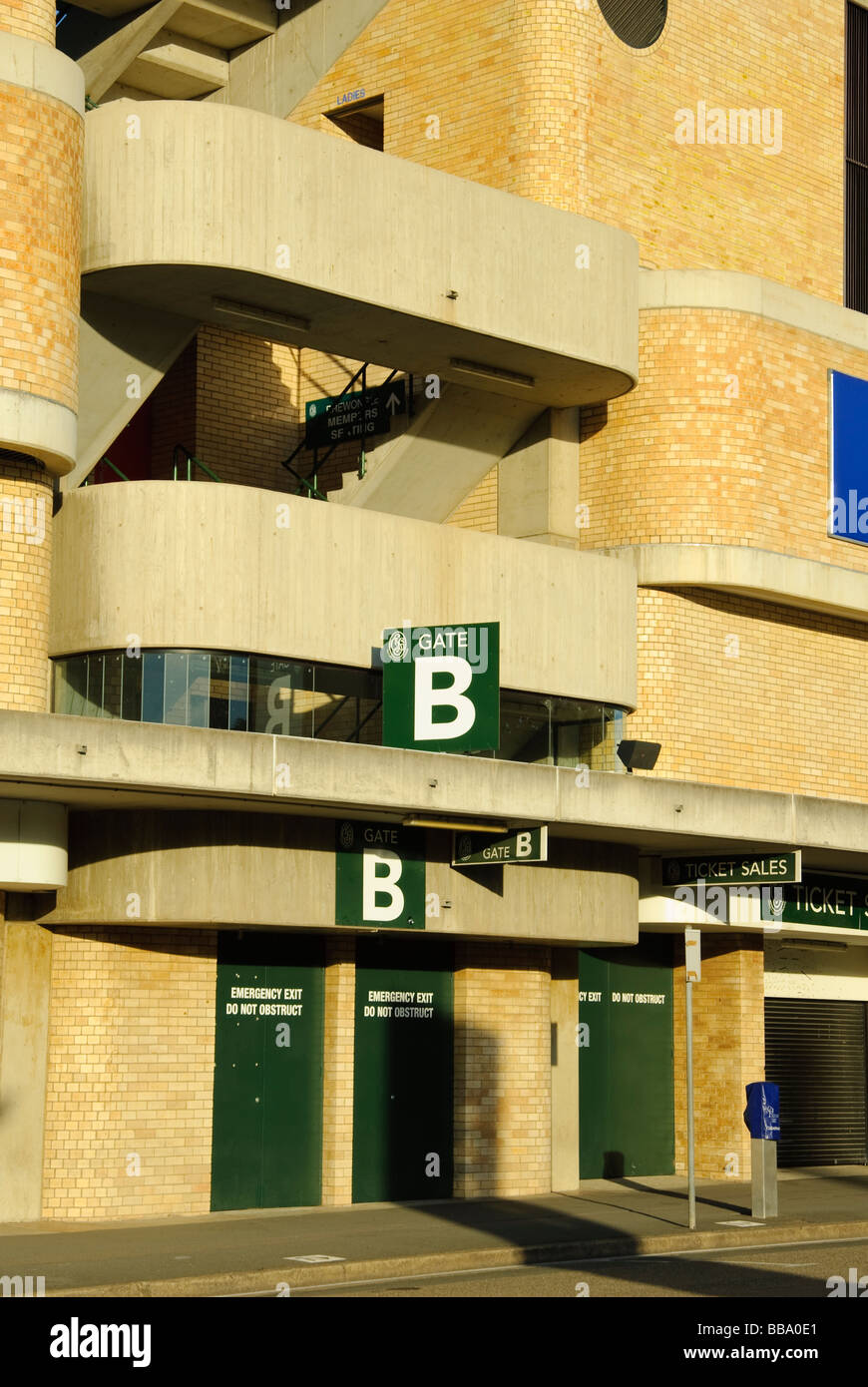 Entrance to a major sporting stadium: the SCG (Sydney Cricket Ground ...