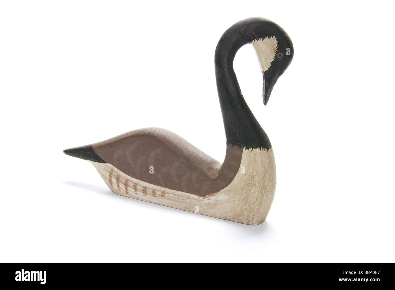 Wooden Goose Figurine Stock Photo - Alamy