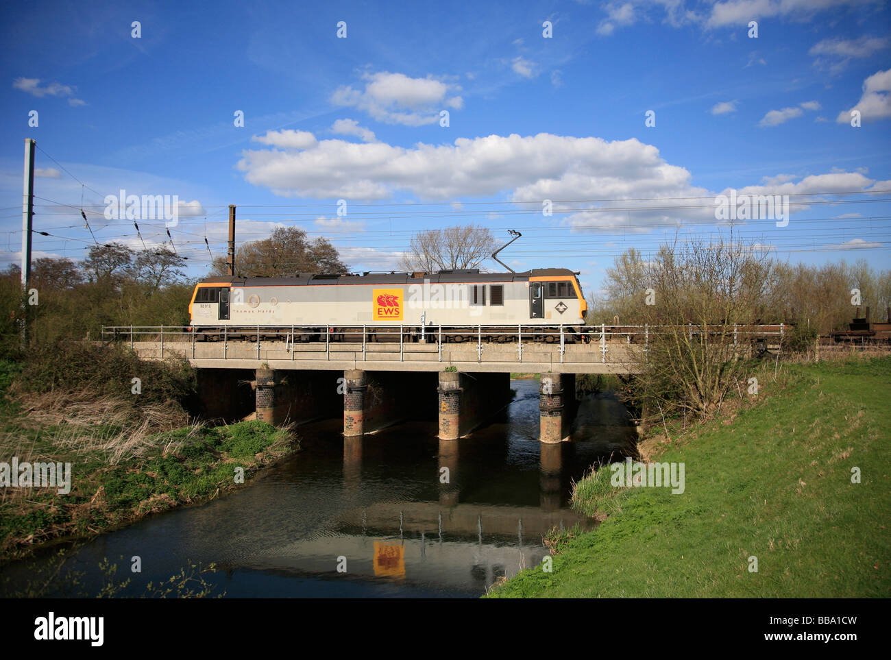 EWS 92012 Thomas Hardy Diesel Freight Train with Containers East Coast ...