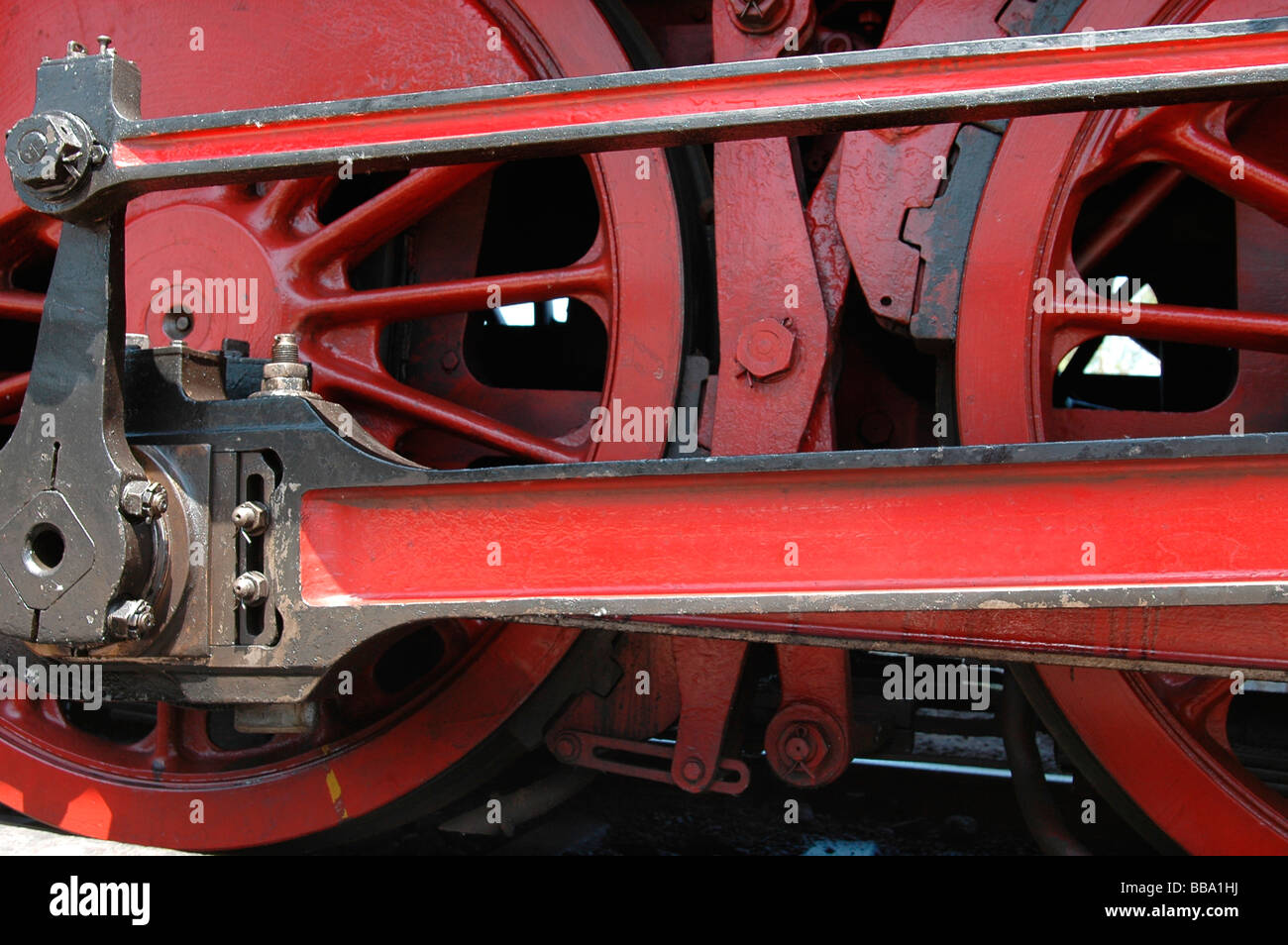 Steam locomotive, detail Stock Photo - Alamy