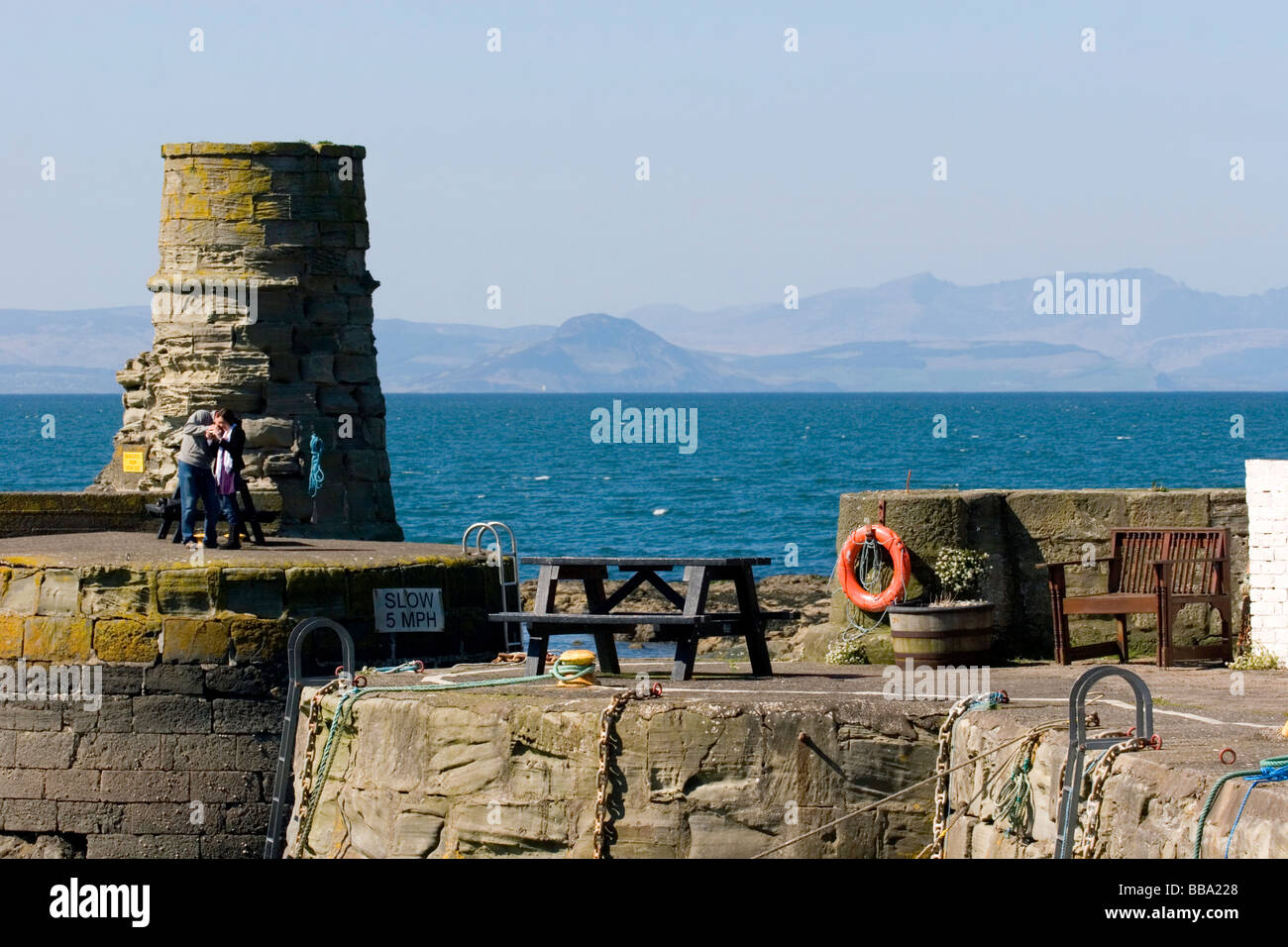 Dunure harbour hi-res stock photography and images - Alamy