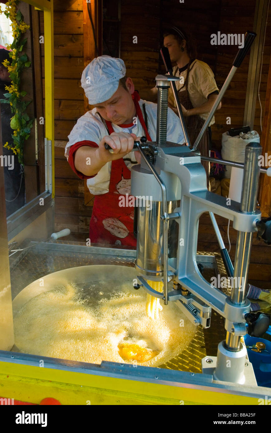 Making churros hi-res stock photography and images - Alamy