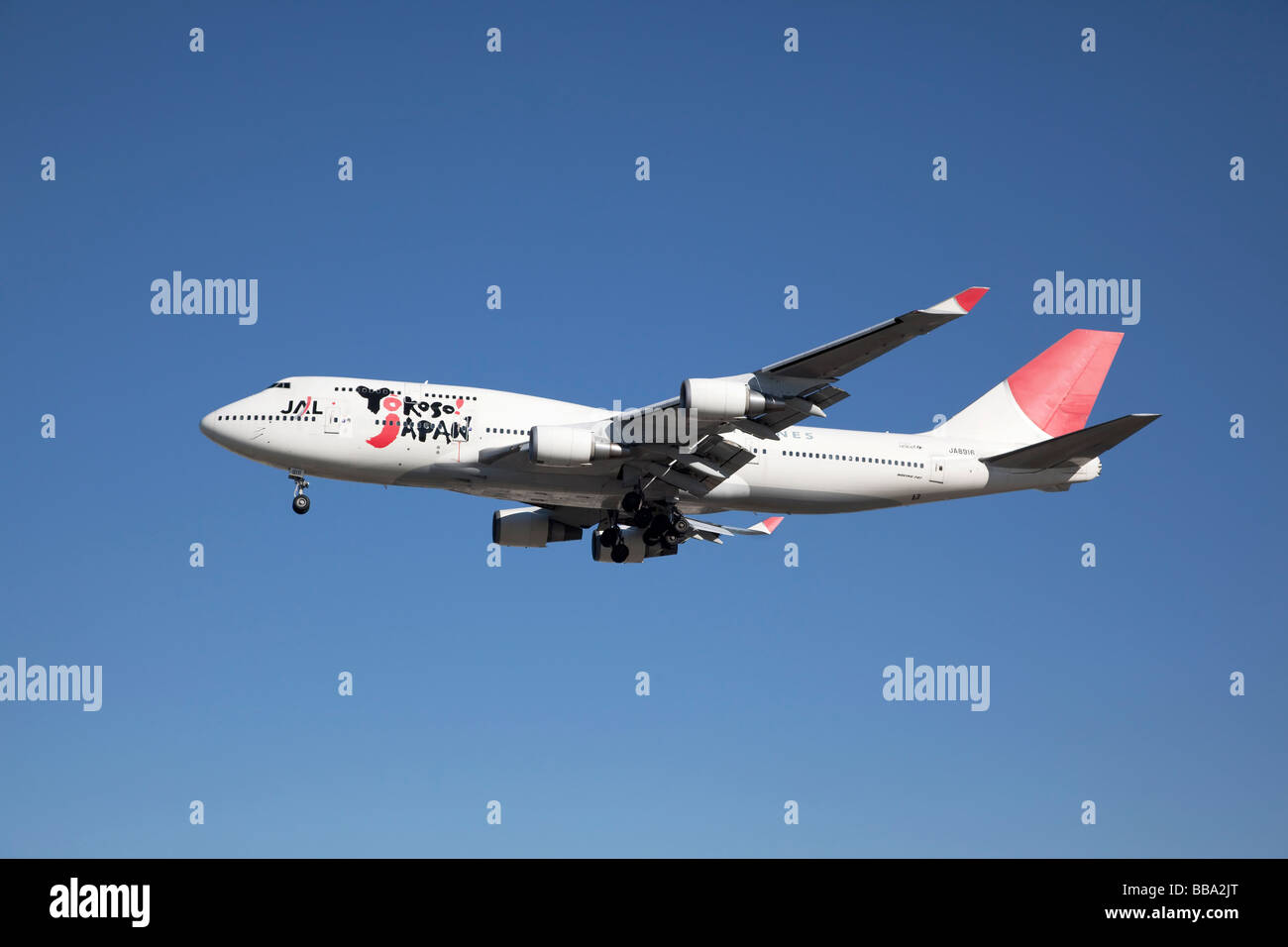 A Boeing 747 of Japan Airlines Stock Photo - Alamy