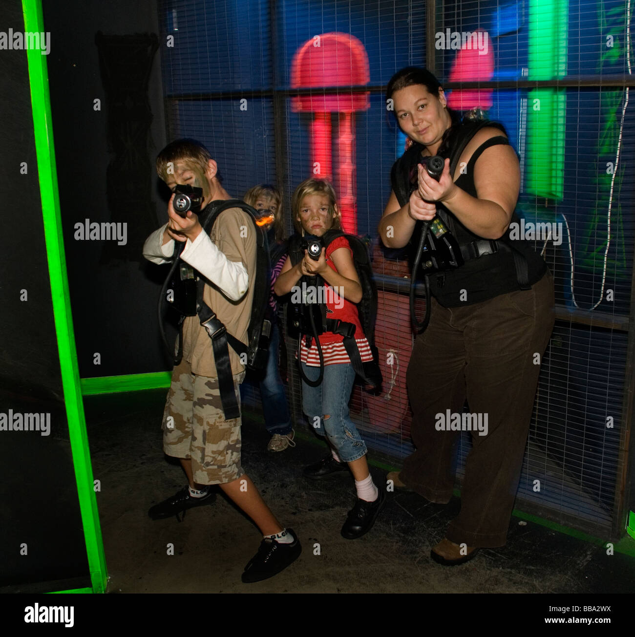 Laser attack team Stock Photo - Alamy