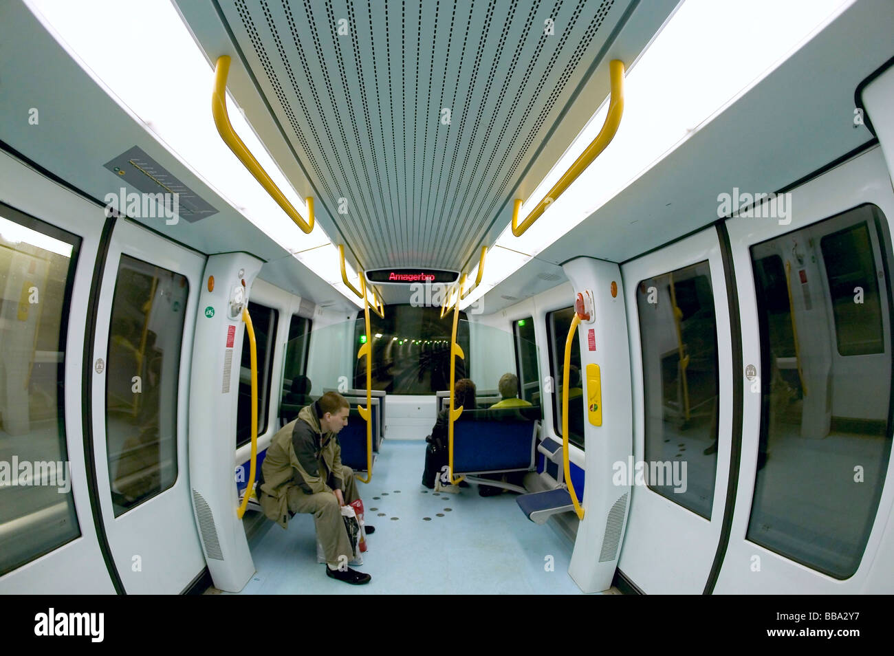 Pilotless subway, Copenhagen, Denmark, Europe Stock Photo - Alamy