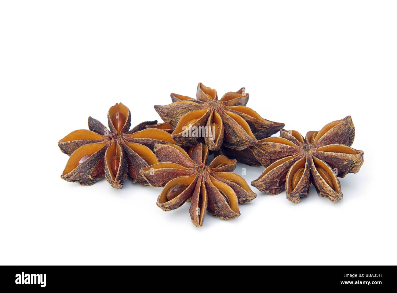 Anisstern star from anis 03 Stock Photo - Alamy