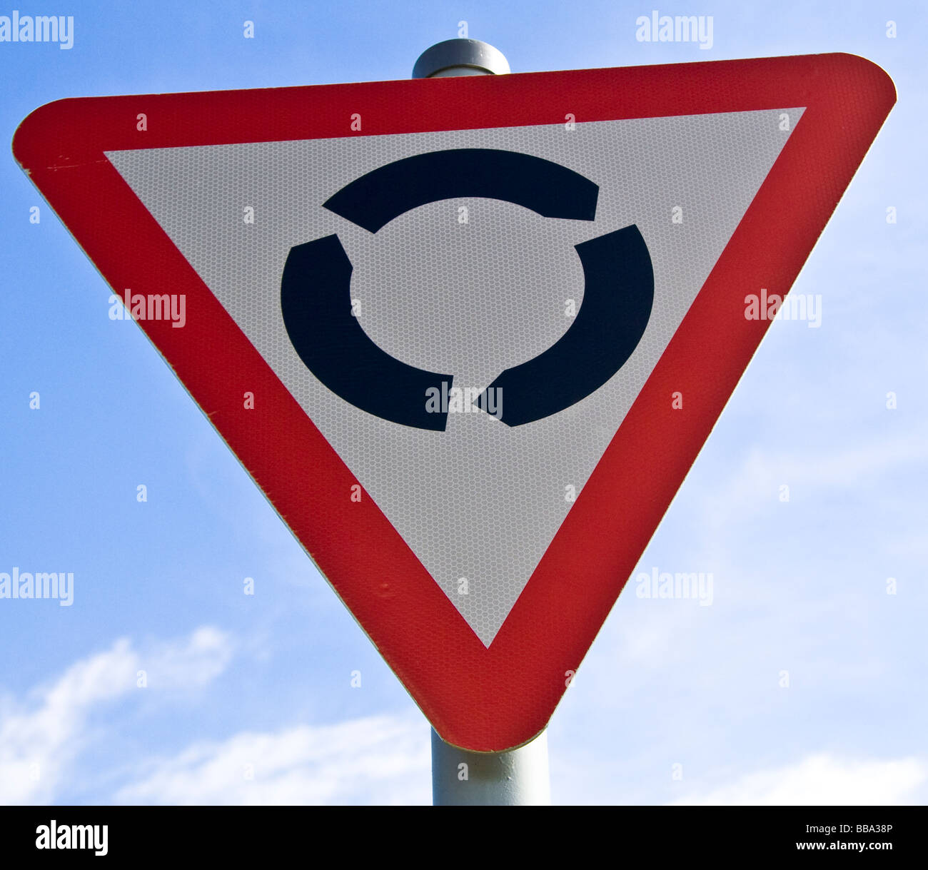 Roundabout sign hi-res stock photography and images - Alamy