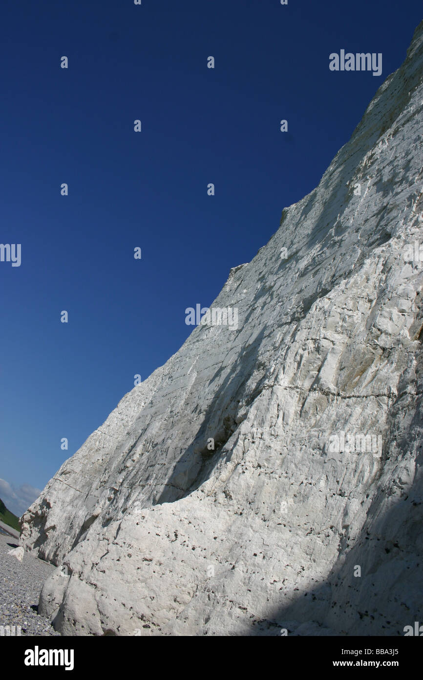 The White Cliffs at Cuckmere Haven Beach Stock Photo - Alamy