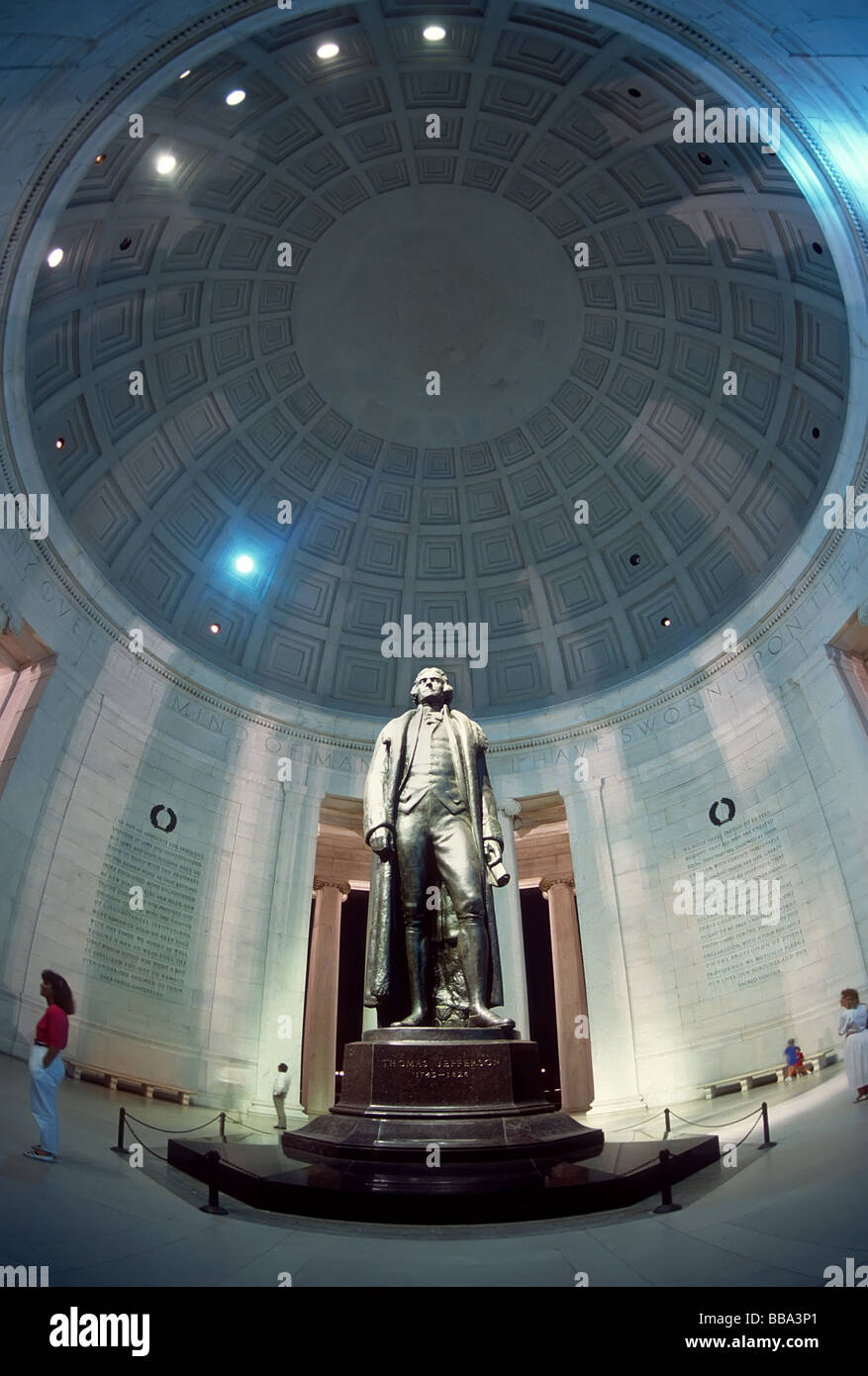 Inside jefferson memorial washington dc hi-res stock photography and ...