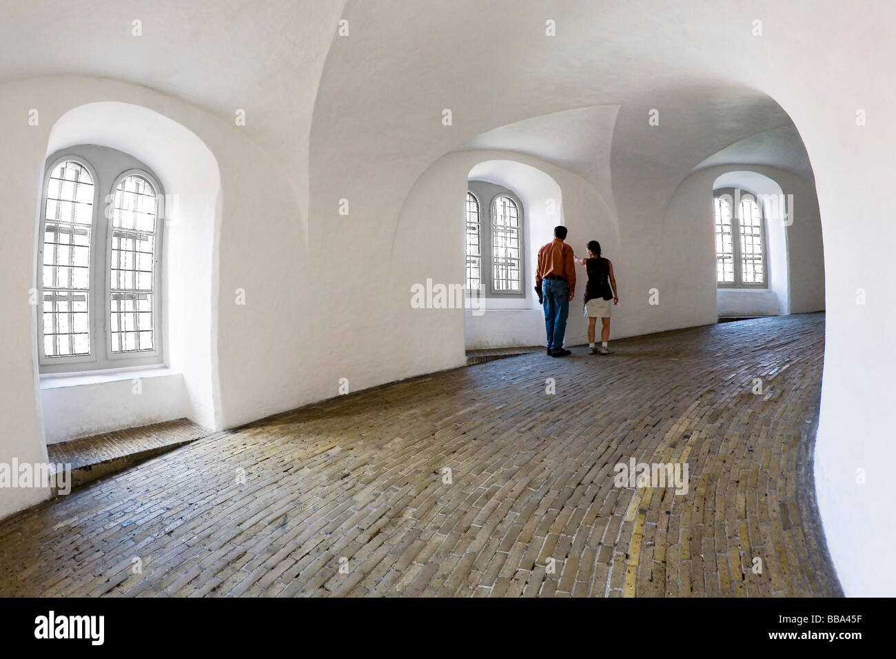 Inside The Round Tower in Copenhagen, Denmark, Europe Stock Photo - Alamy