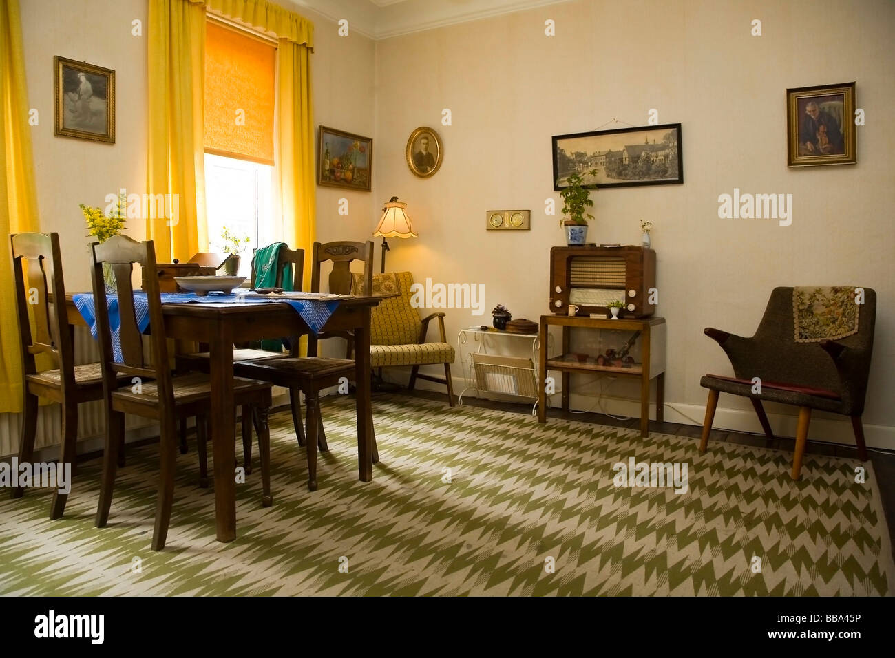 1960s living room nobody hi-res stock photography and images - Alamy