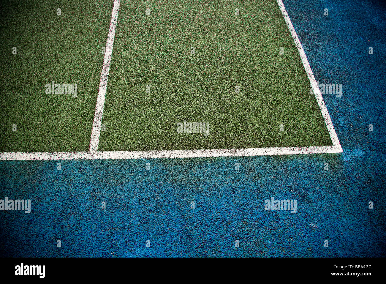 Close up abstract of an all weather outdoor tarmac tennis court Stock ...