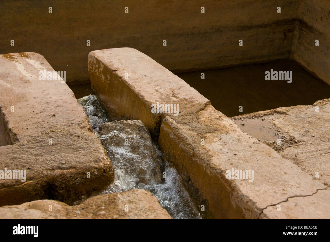 Ancient Aflaj Irrigation System in Al Jabal Al Akhdar Oman Stock Photo ...