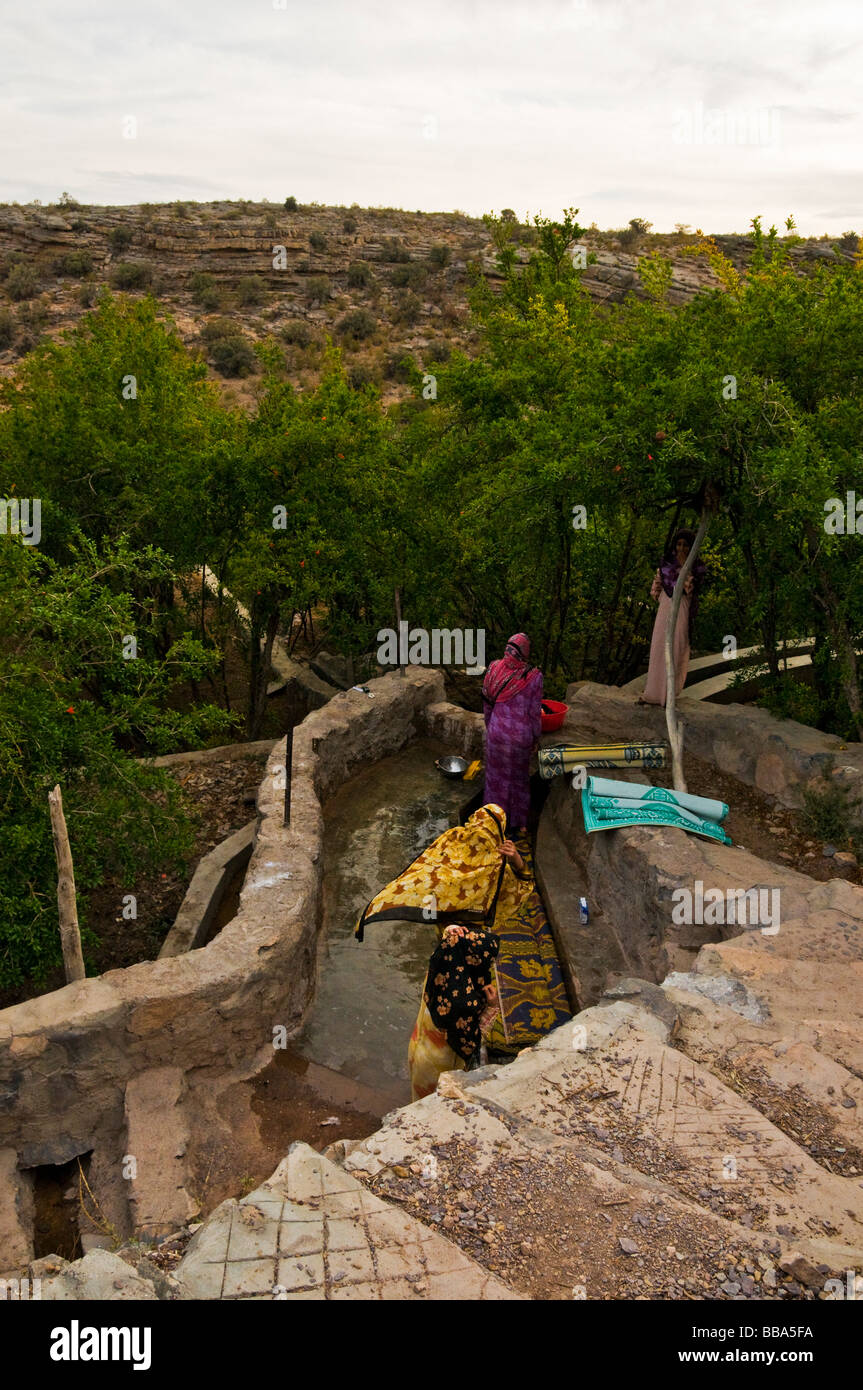 Ancient Aflaj Irrigation System in Al Jabal Al Akhdar Oman Stock Photo ...