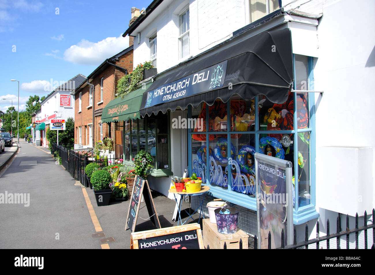 St.Jude's Road, Englefield Green, Surrey, England, United Kingdom Stock ...
