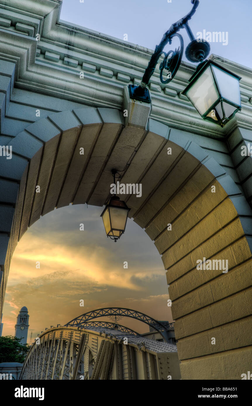 Victorian styled architecture at sunset Stock Photo - Alamy