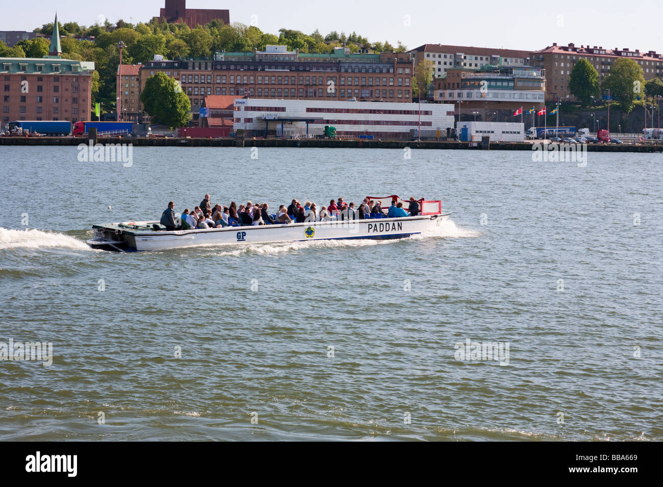 Paddan a tourist boats in Gothenburg Sweden Stock Photo - Alamy