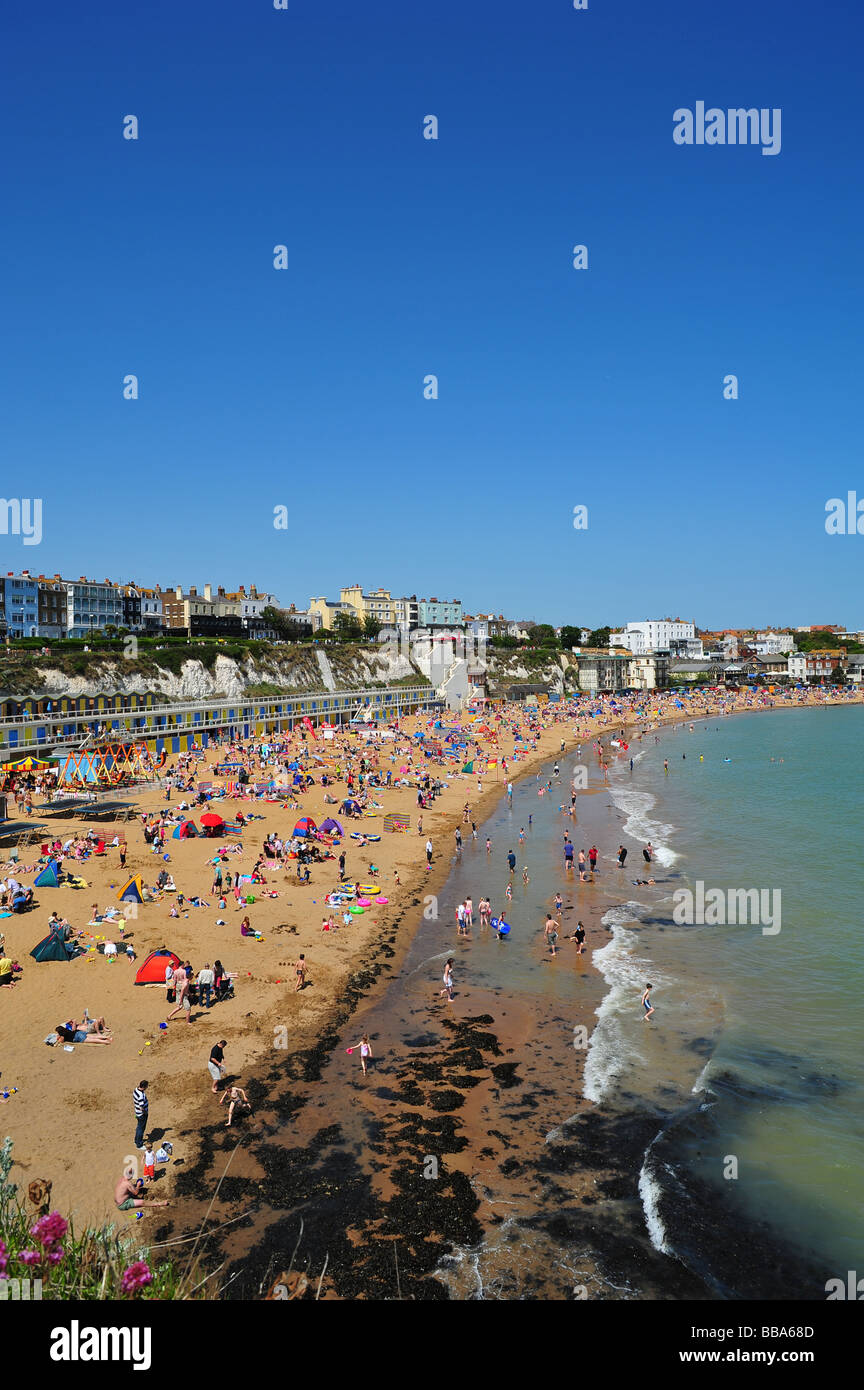 thanet, Broadstairs beach marina seafront sea uk Stock Photo - Alamy