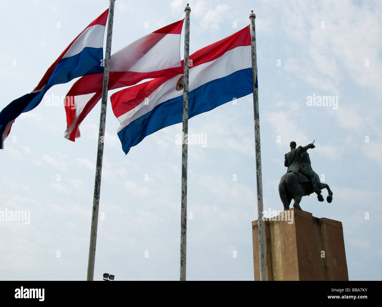 Paraguay.Asunción city.Monument to Marshal Francisco Solano López Stock ...