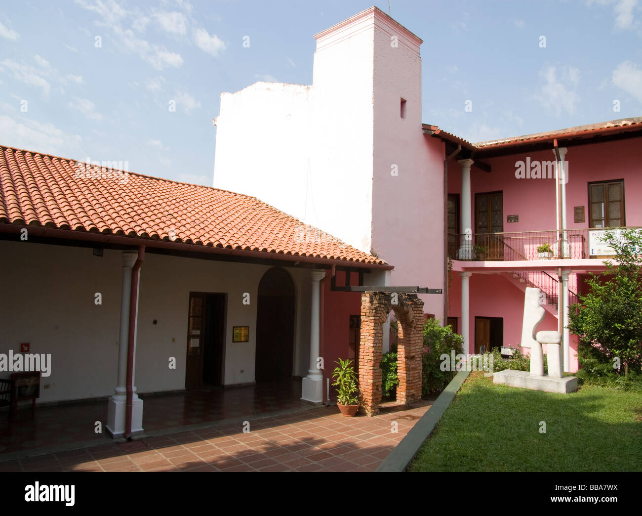 Paraguay.Asunción city.The Rivera Block.Colonials buildings Stock Photo ...