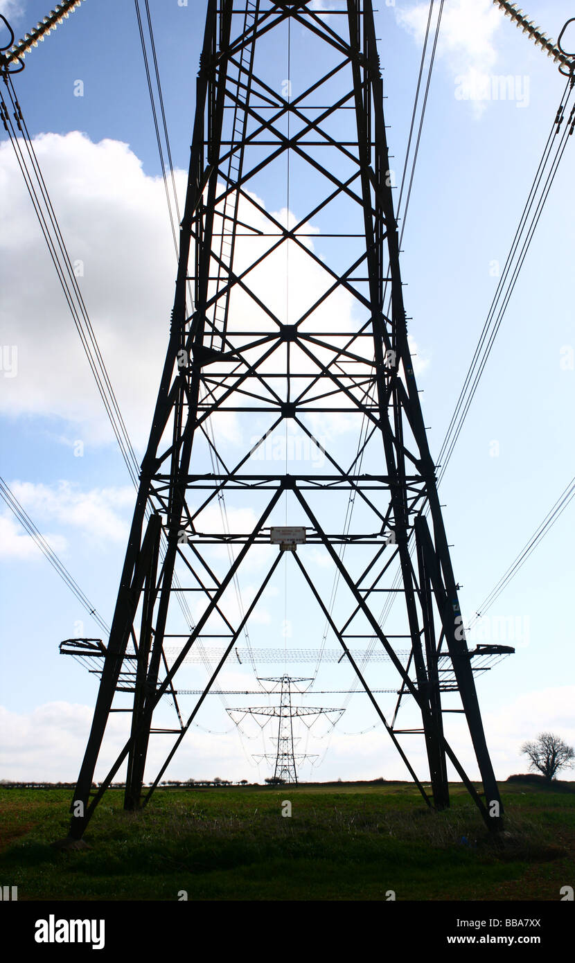 Powerline pylon hi-res stock photography and images - Alamy
