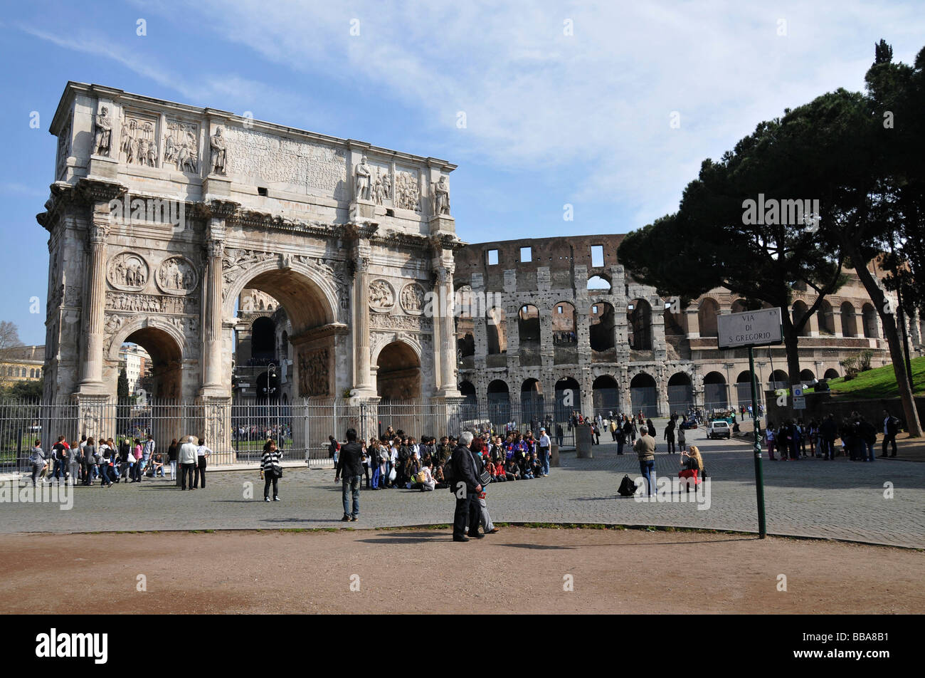Triumphal arches of rome hi-res stock photography and images - Alamy
