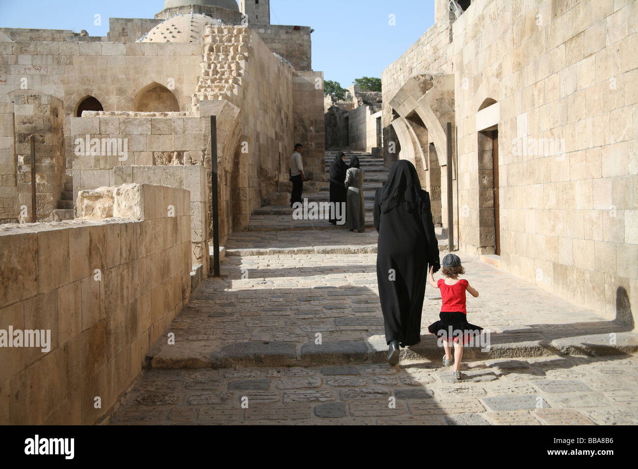 Inside the Citadel Aleppo Stock Photo - Alamy