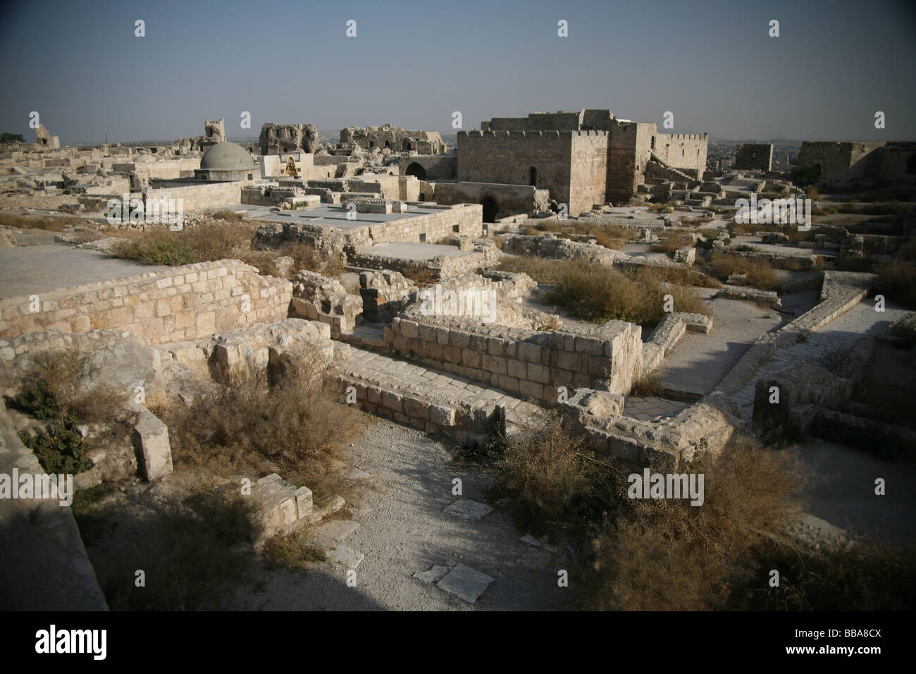Inside the Citadel Aleppo Stock Photo - Alamy