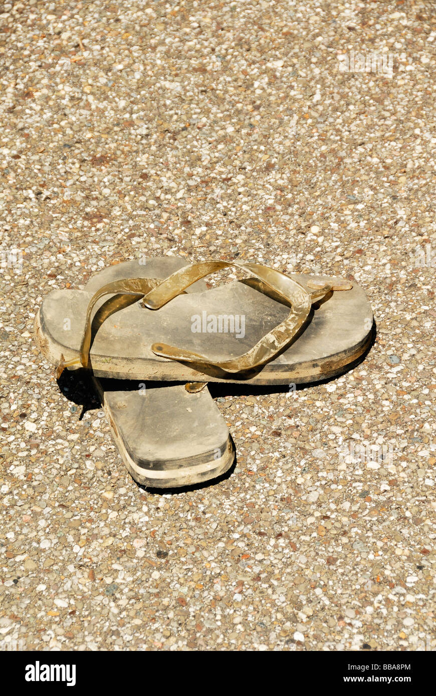 Broken flip flops hi-res stock photography and images - Alamy