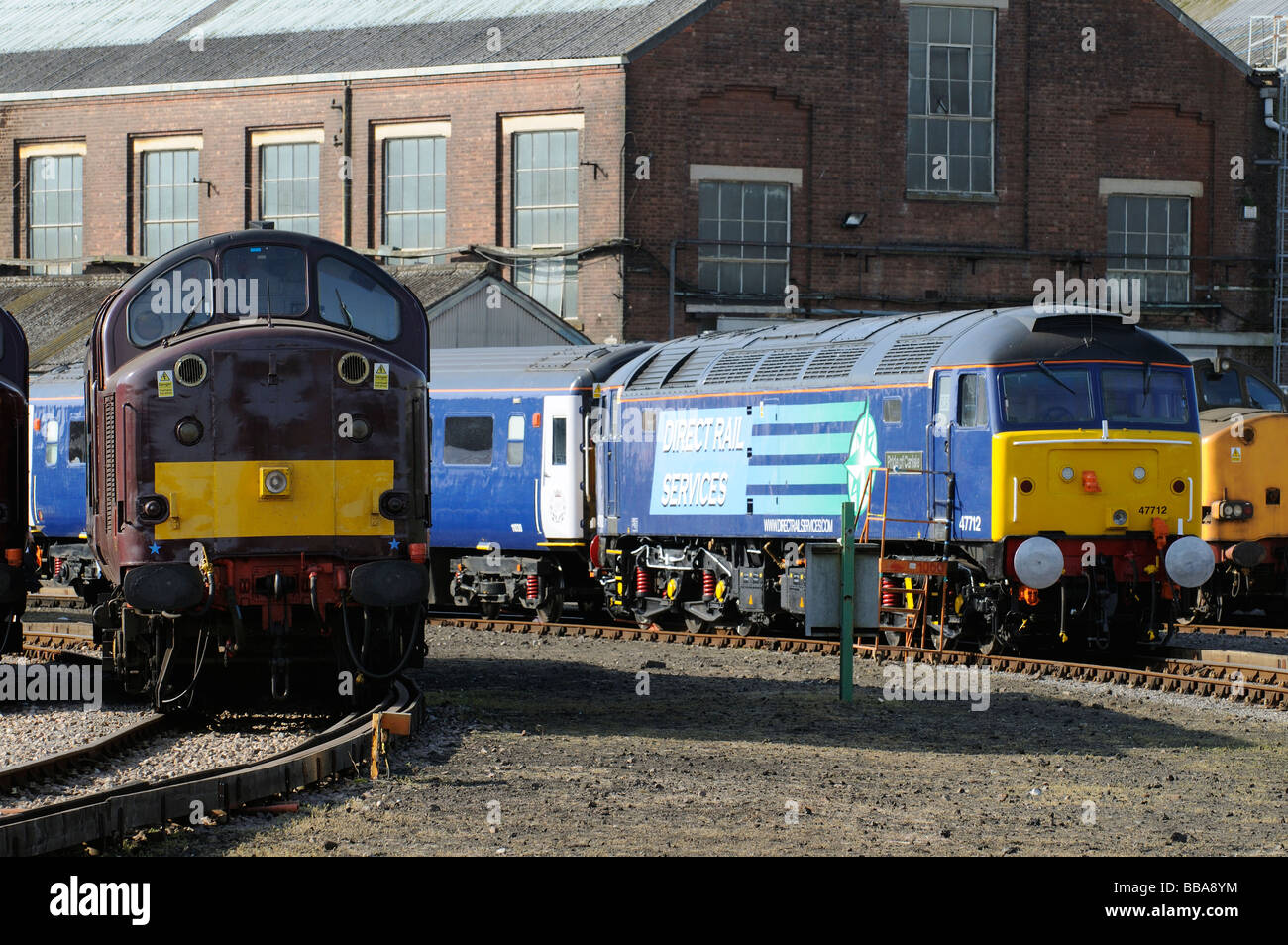 Direct Rail Services locomotive Pride of Carlisle a class 47 loco seen ...