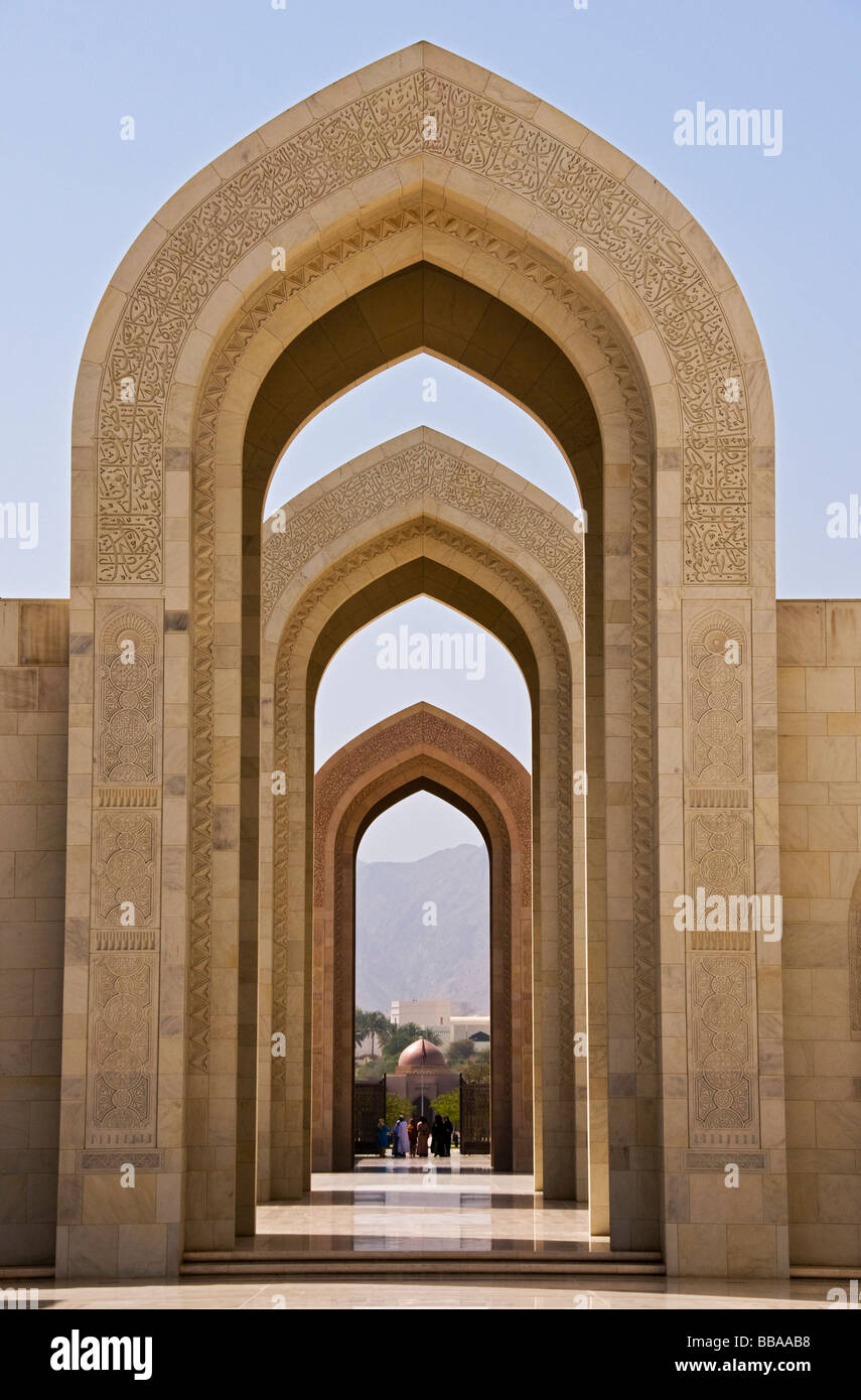 Sultan Qaboos Grand Mosque Muscat Oman Stock Photo - Alamy