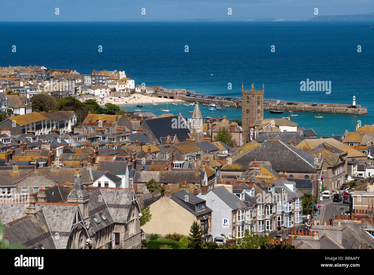 St ives town hi-res stock photography and images - Alamy