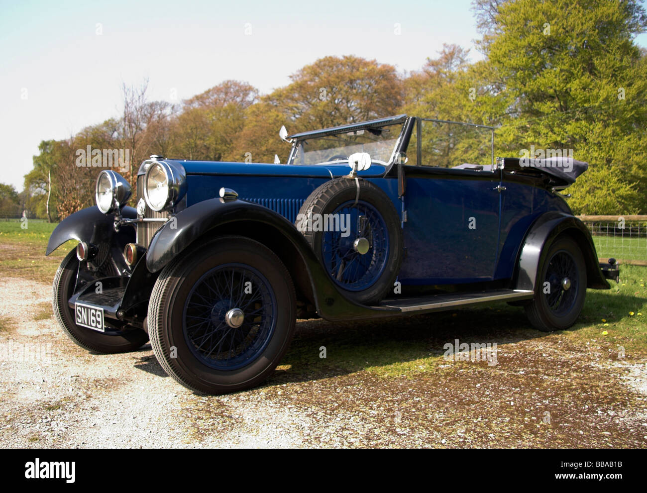 Sunbeam vintage motorcar Stock Photo - Alamy