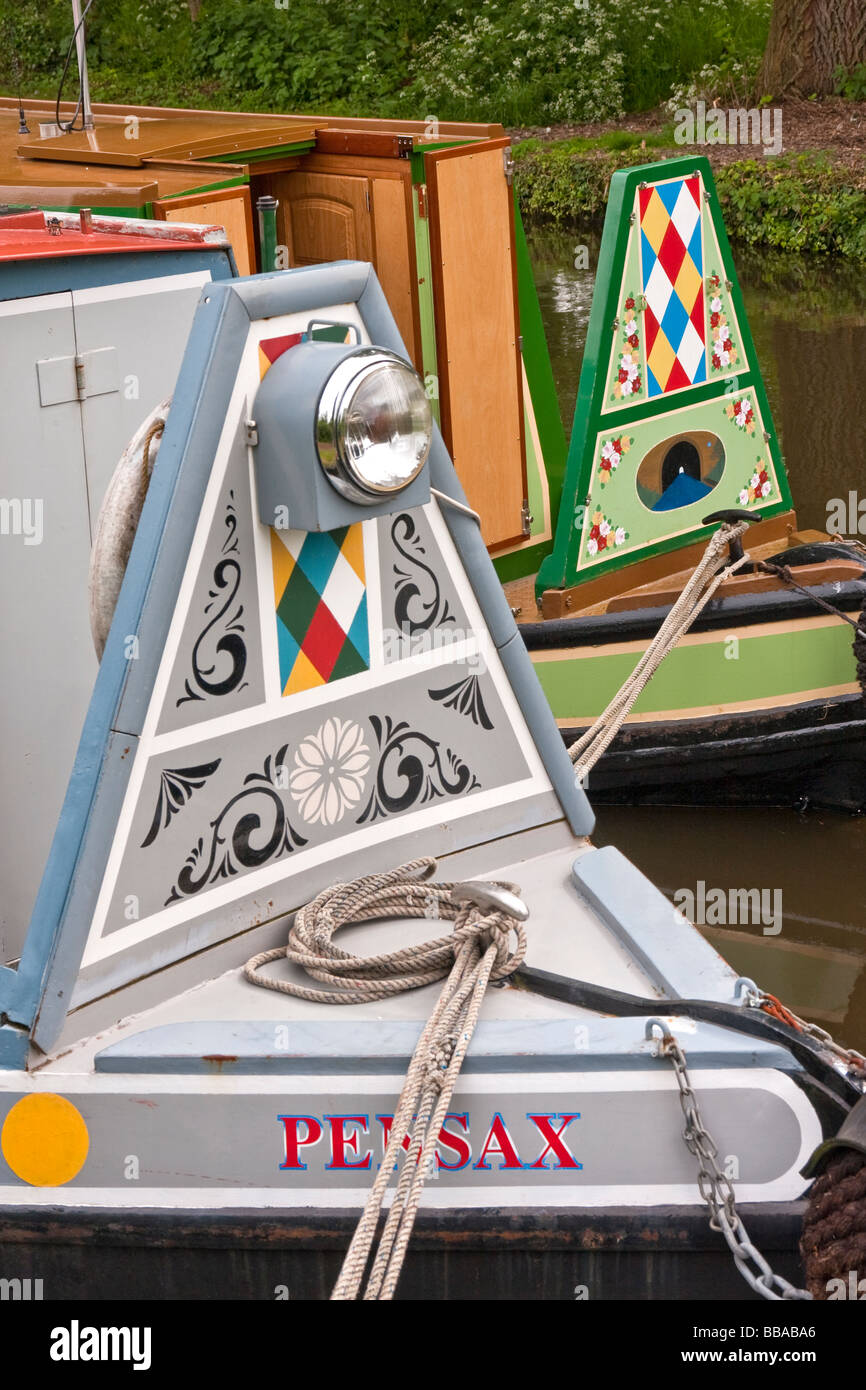 Narrow boat detail hi-res stock photography and images - Alamy