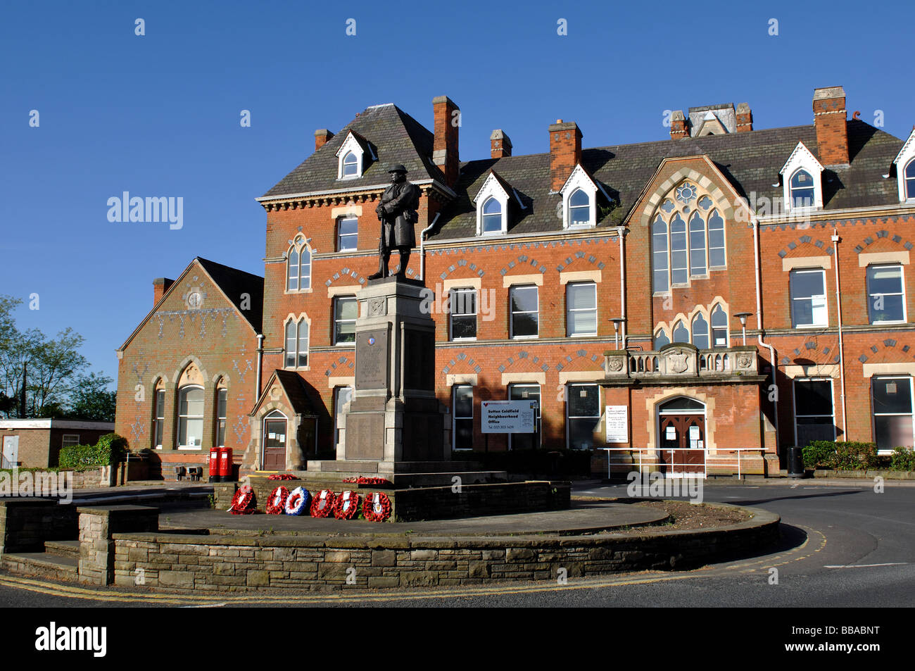 The Council House and War Memorial, Sutton Coldfield, West Midlands ...