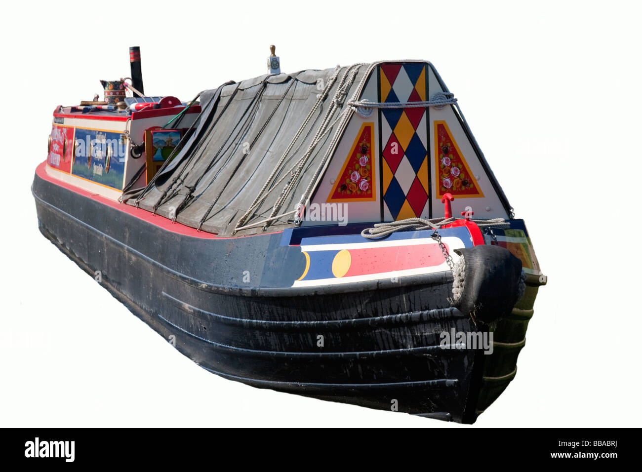 Narrow boat Cut Out Stock Images & Pictures - Alamy