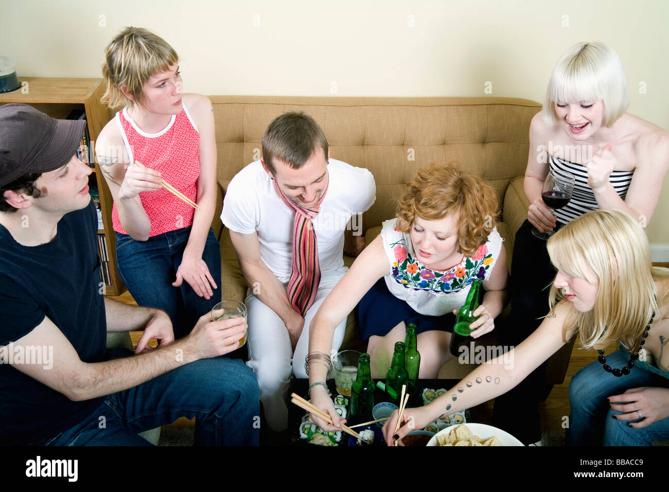 Living in a group hi-res stock photography and images - Alamy