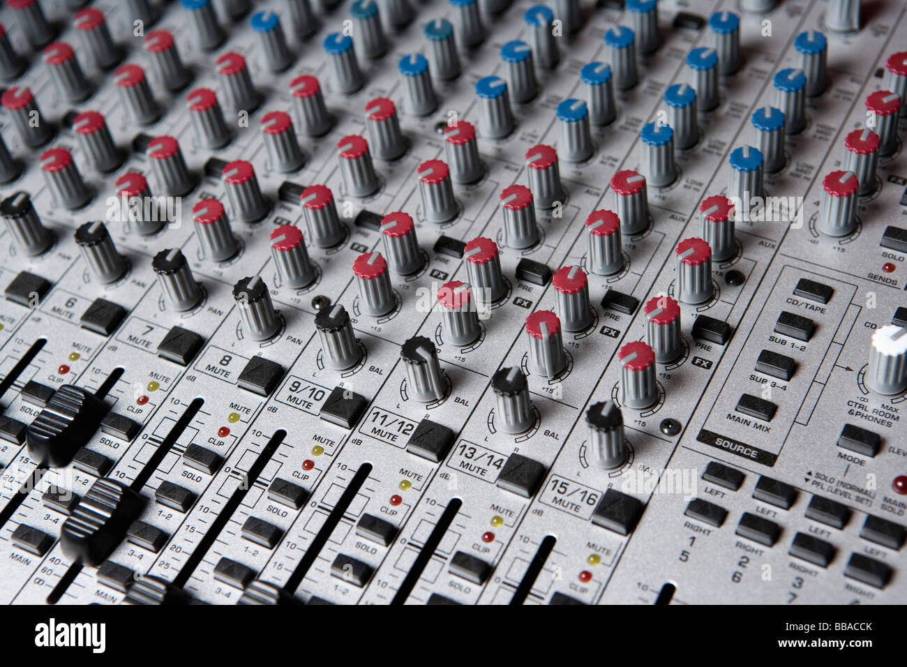 A sound mixer Stock Photo - Alamy