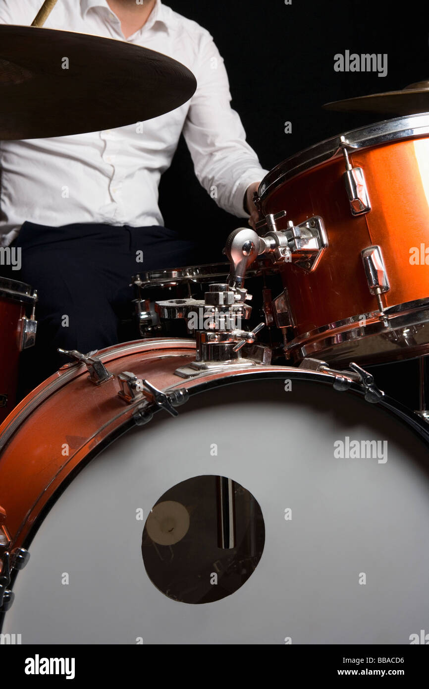 Metal man playing instrument hi-res stock photography and images - Alamy