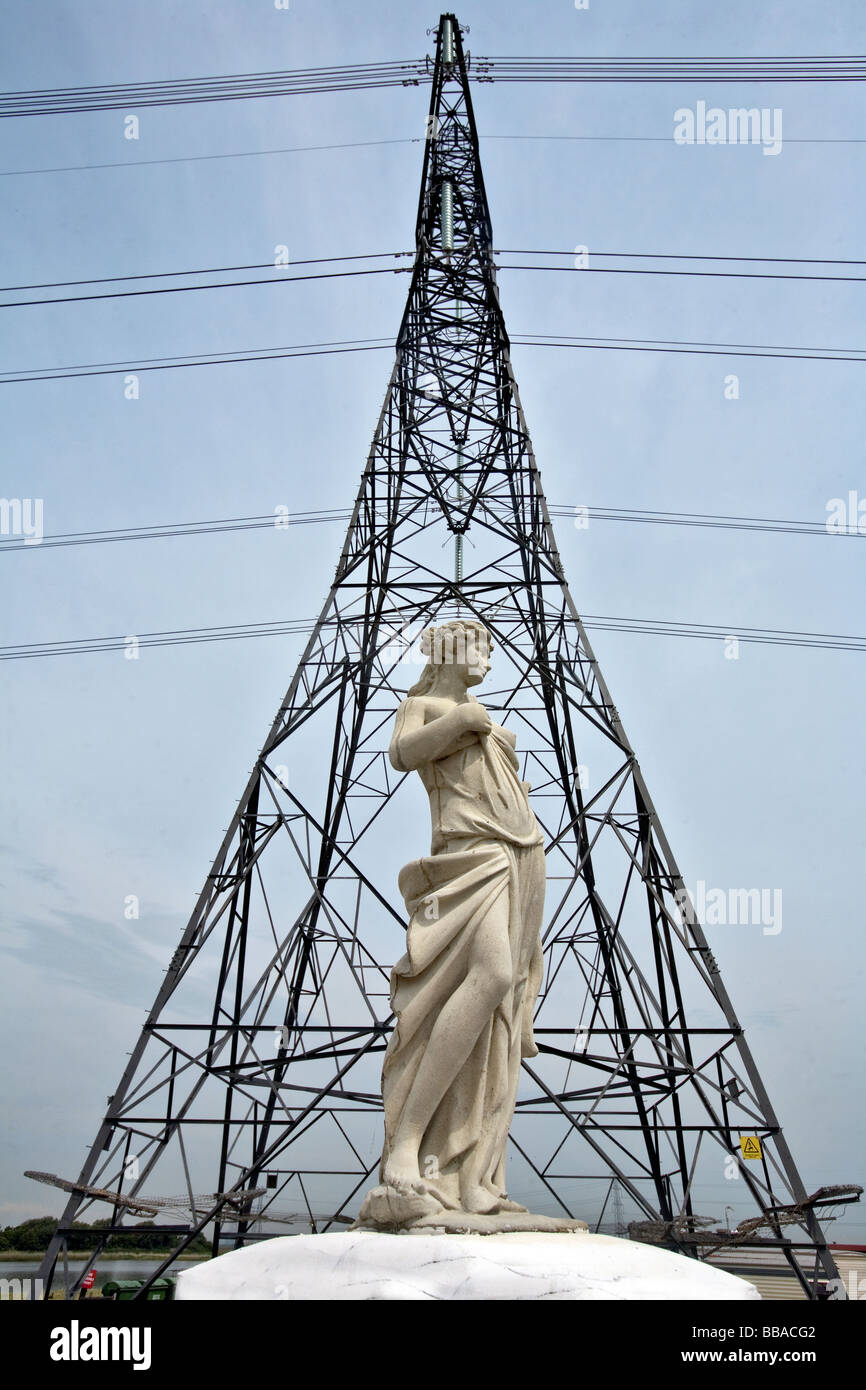 In front of pylon hi-res stock photography and images - Alamy