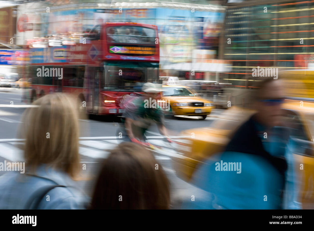 Street scene, Manhattan, New York City Stock Photo - Alamy